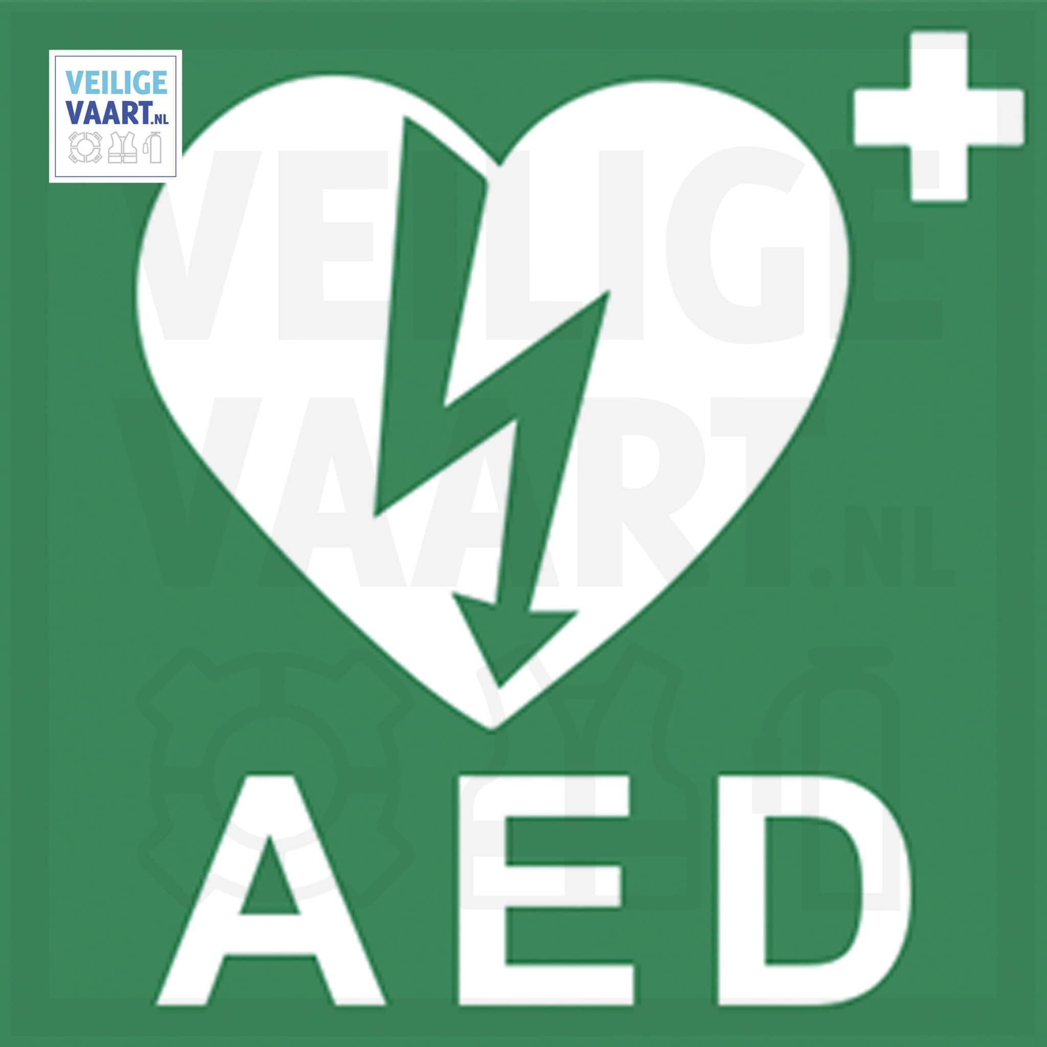 EHBO doos pictogram - 10 X 10 CM - Internationaal erkend - Veilige Vaart